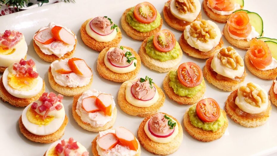 Cómo presentar canapés de manera original - Guía completa【Actualizado ...