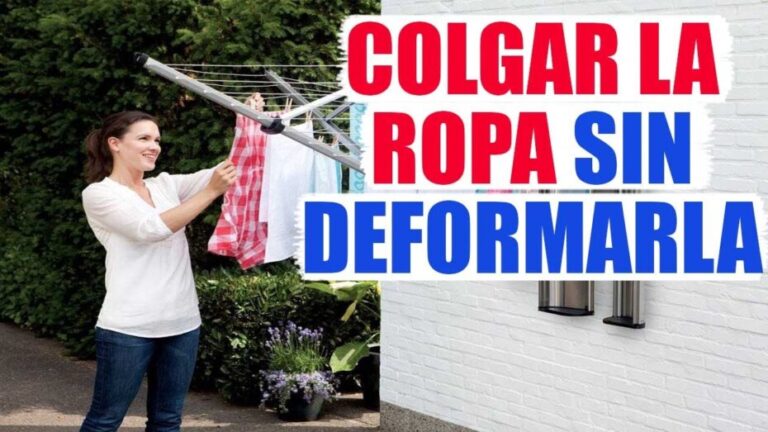 Cómo tender o colgar la ropa sin deformarla - Guía completa【Actualizado ...